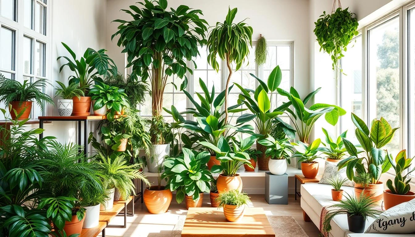 indoor foliage plants - cozy indoor garden